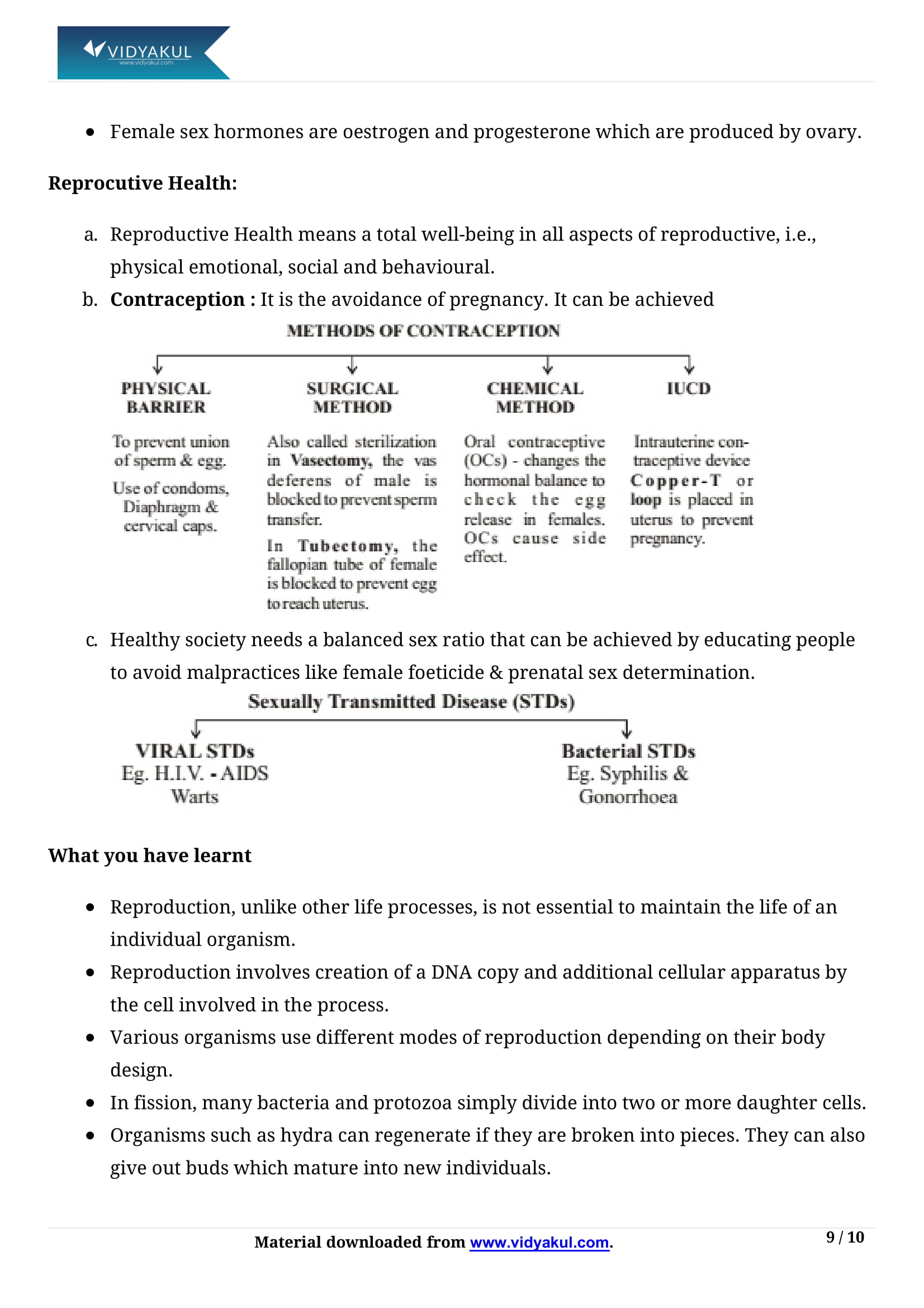 Class 10th Science How Do Organisms Reproduce NCERT Notes CBSE 2023 Class 10th Science How Do Organisms Reproduce NCERT Notes CBSE 2023
