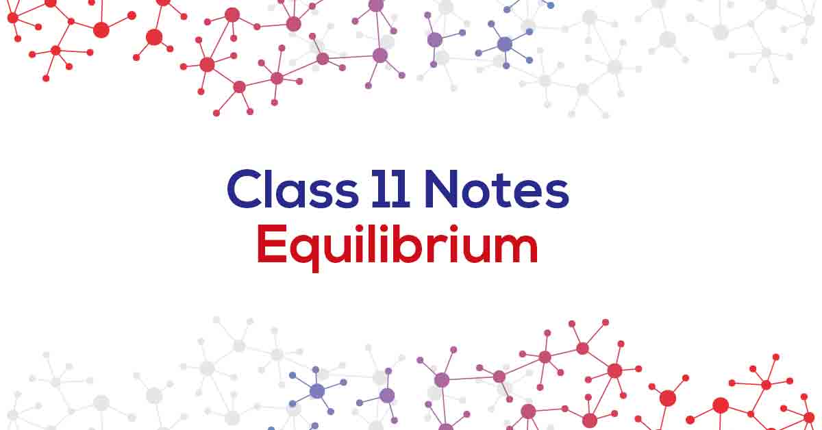 Equilibrium Class 11 Notes Vidyakul