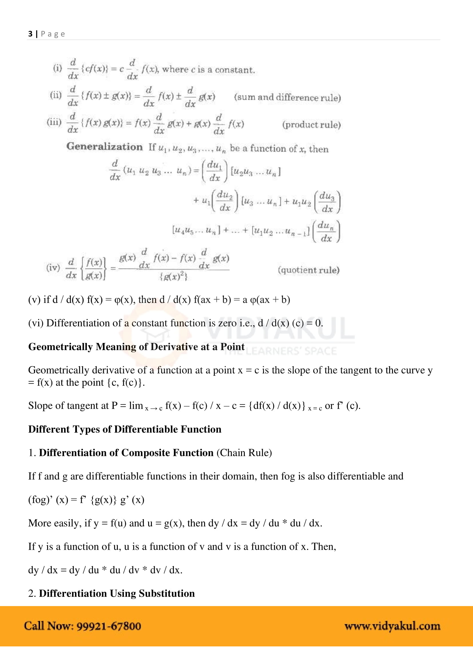 Class 12th Math Continuity and Differentiability Formulas CBSE 2023 Class 12th Math Continuity and Differentiability Formulas CBSE 2023