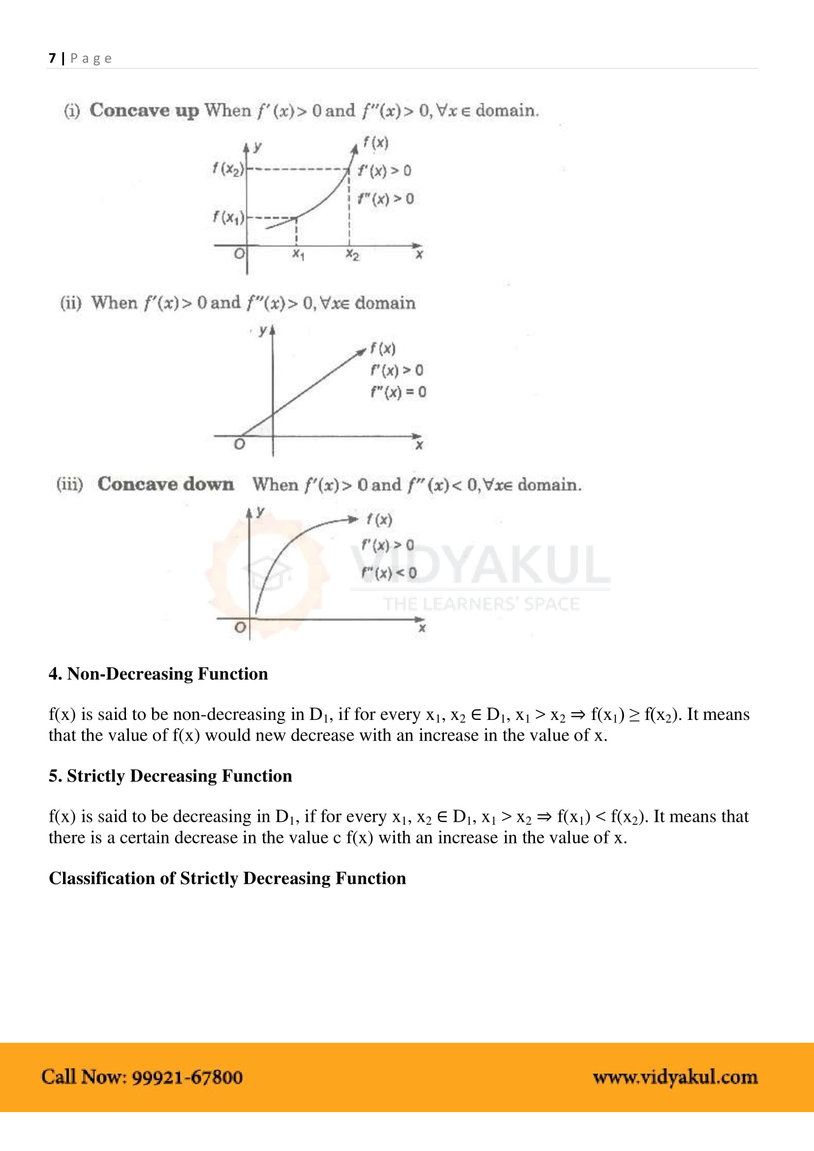 Class 12th Math Application Of Derivatives Formulas Cbse 2023