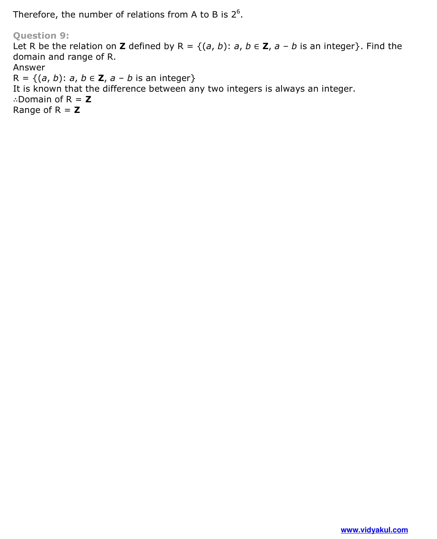 Class 11th Math Relations And Functions NCERT Solution CBSE 2023 Class 11th Math Relations And Functions NCERT Solution CBSE 2023