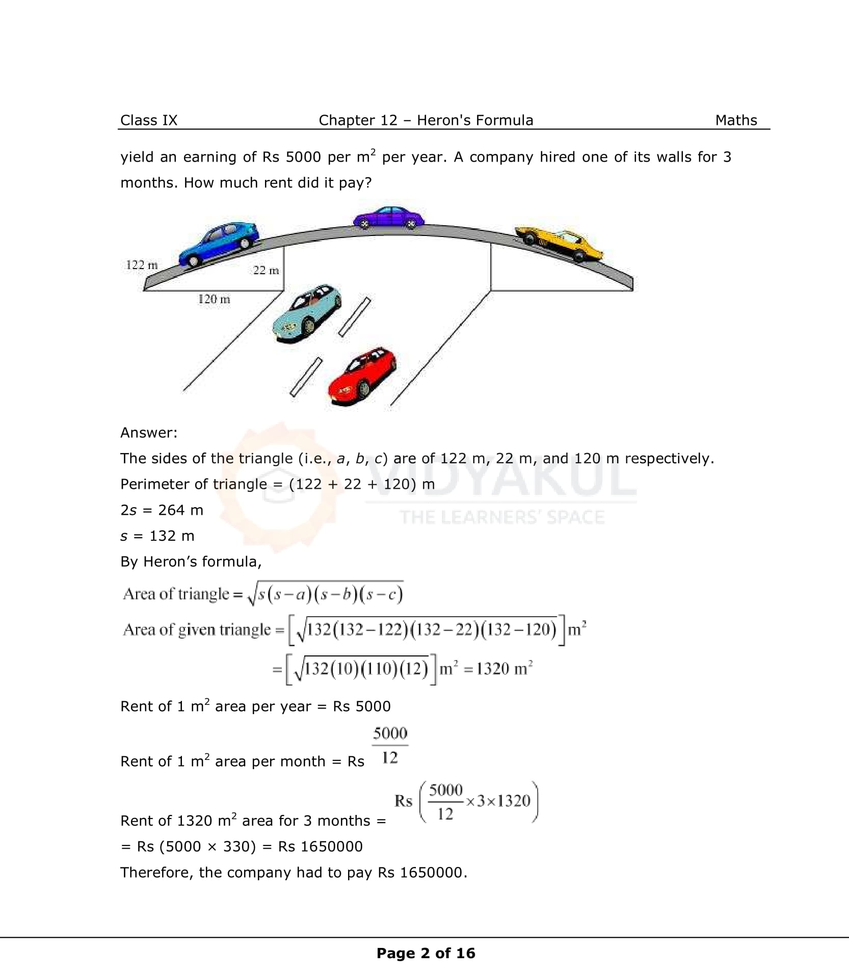 NCERT Solutions For Class 9 Maths Chapter 12 Vidyakul NCERT Solutions For Class 9 Maths Chapter 12 Vidyakul