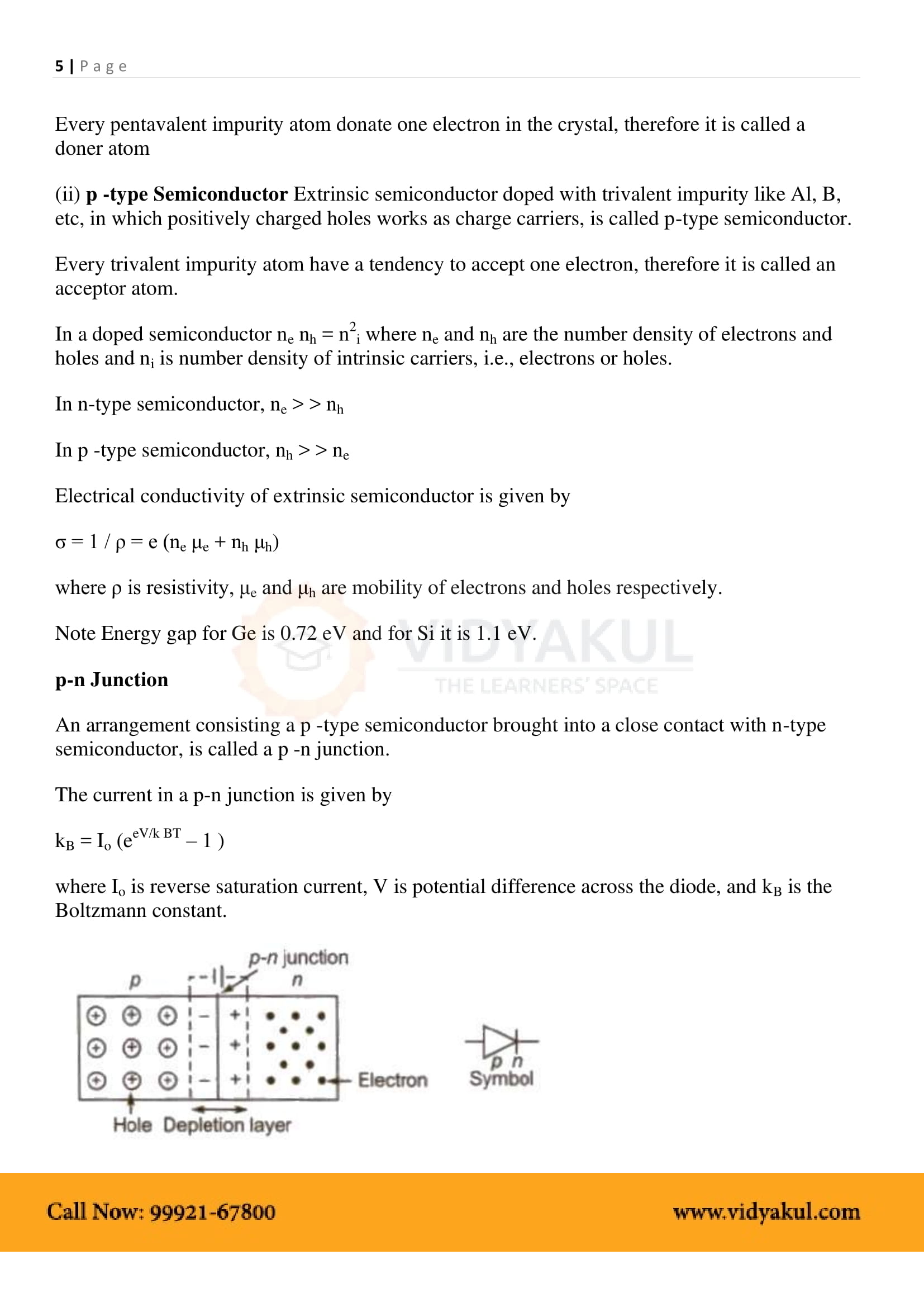 Class 12th Physics Semiconductor Electronics Materials Ncert Notes Cbse 2023 